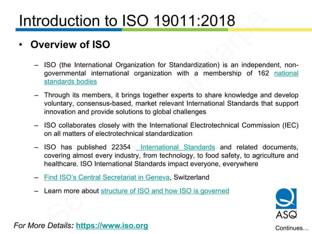 Overview of ISO 19011:2018 Guidelines for Auditing Management Systems | PDF