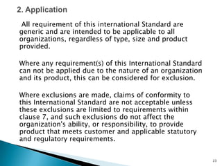 Overview of iso 9001 | PPT