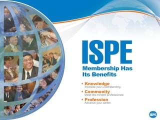 Overview of ISPE Member Benefits | PPT