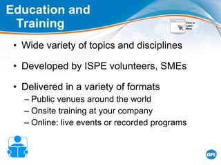 Overview of ISPE Member Benefits | PPT