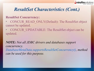 Overview Of JDBC | PDF