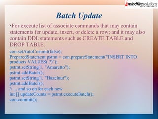 Overview Of JDBC | PDF