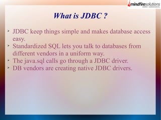 Overview Of JDBC | PDF