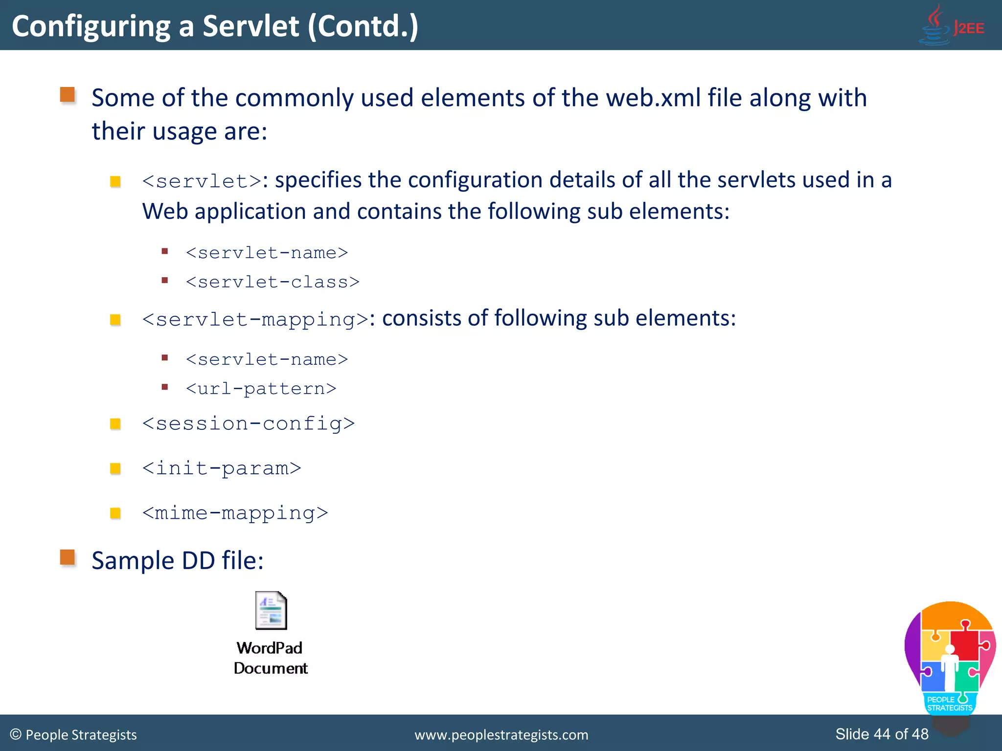 Overview of JEE Technology | PPT