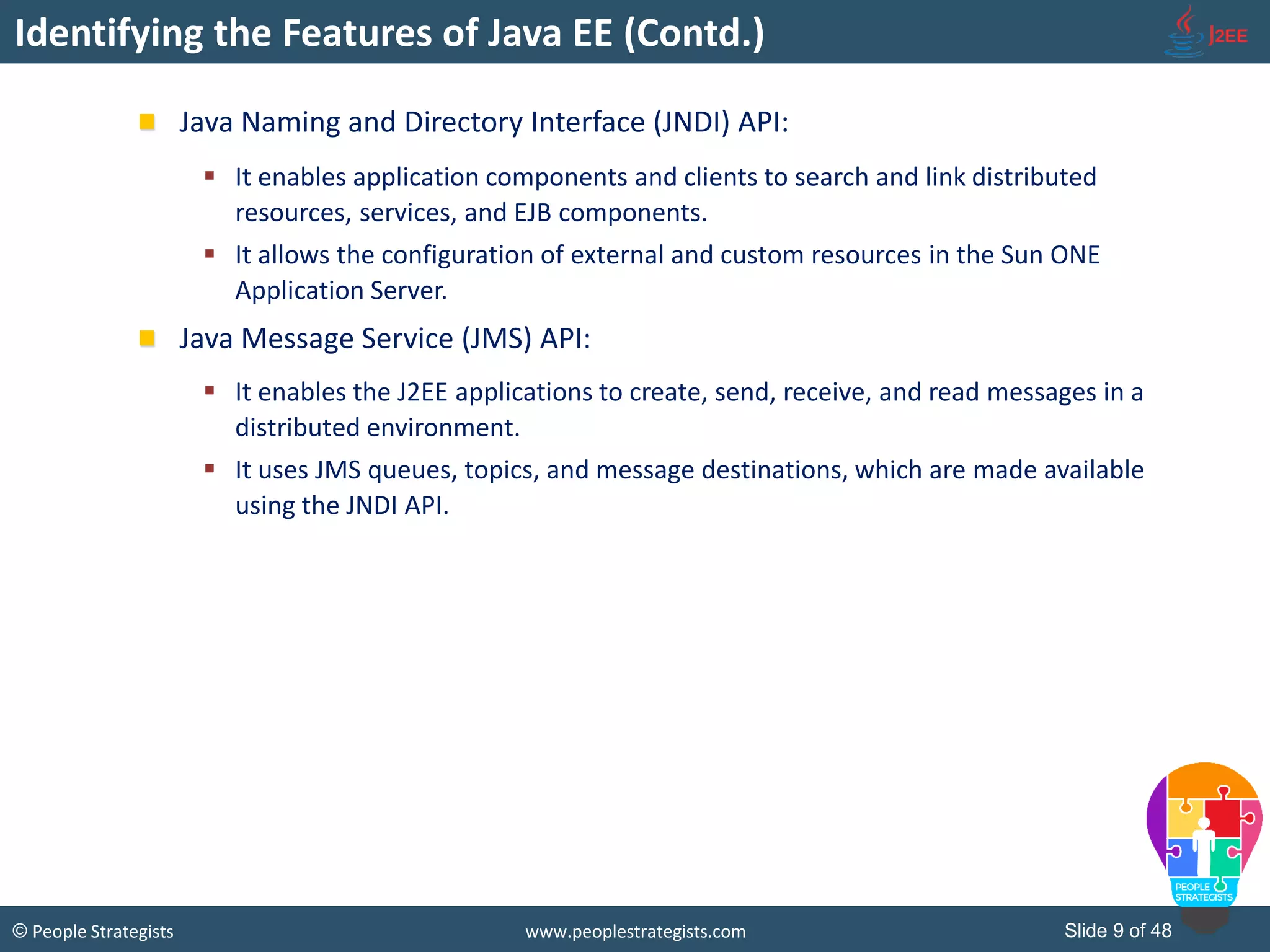 Overview of JEE Technology | PPT
