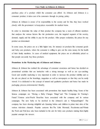 Case Study on Johnson & Johnson | PDF