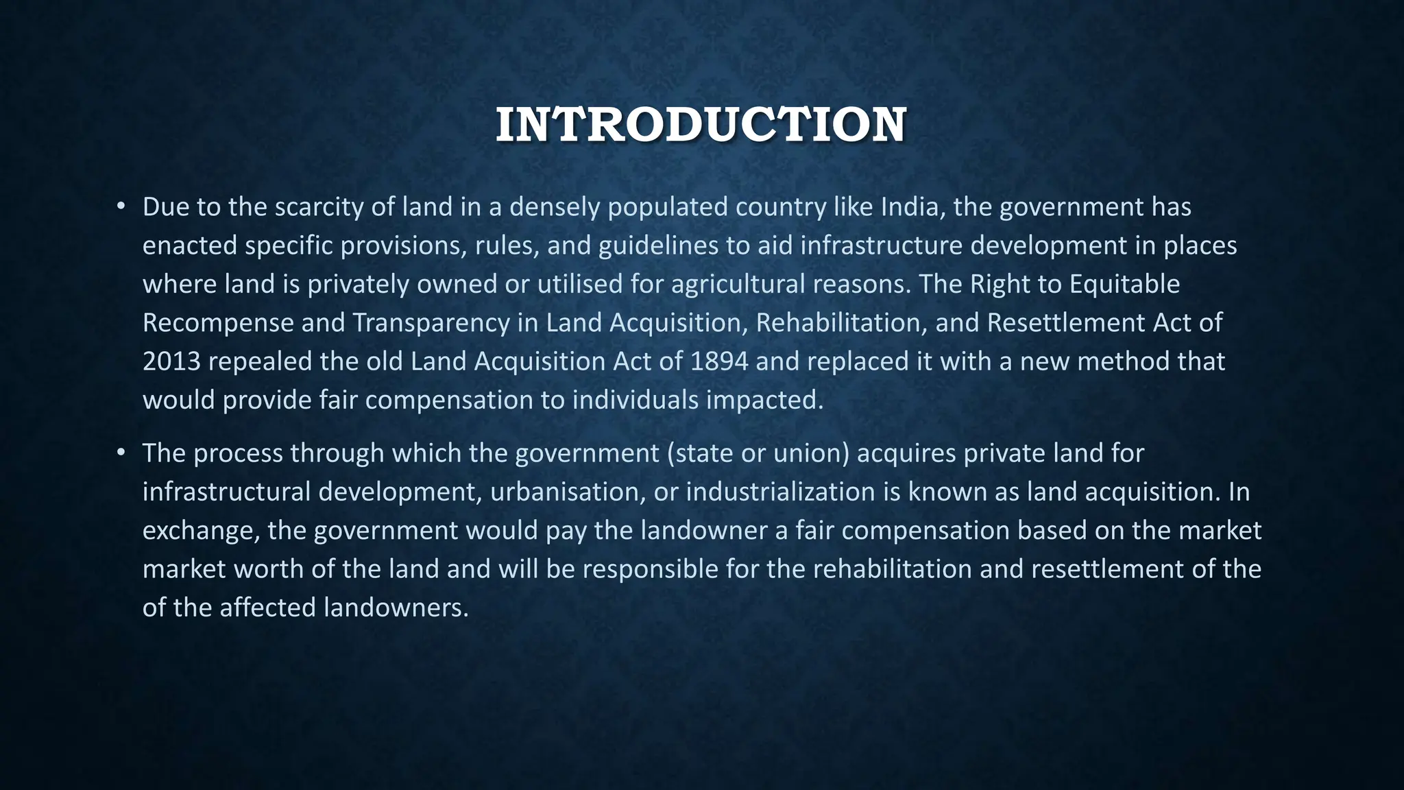 OVERVIEW OF LAND ACQUISITION ACT, 2013.pptx
