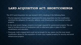 OVERVIEW OF LAND ACQUISITION ACT, 2013.pptx