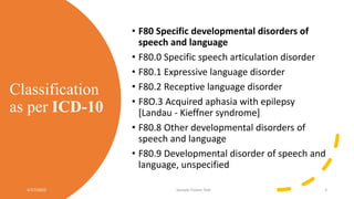 Overview of Language disorders- definition and classification based.pptx