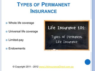 Overview of life insurance | PPTX