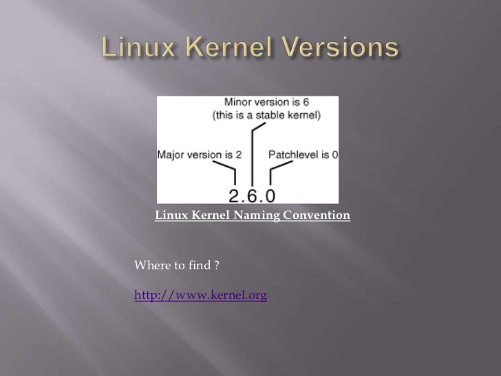 Overview of linux kernel development