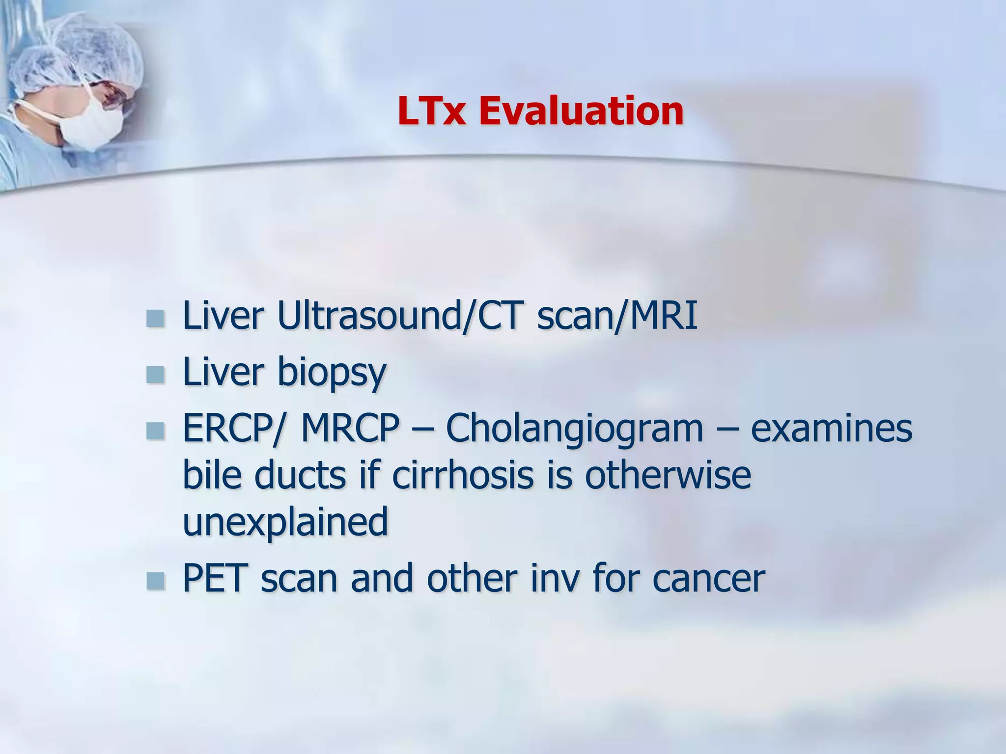 Overview of liver transplantation | PPT