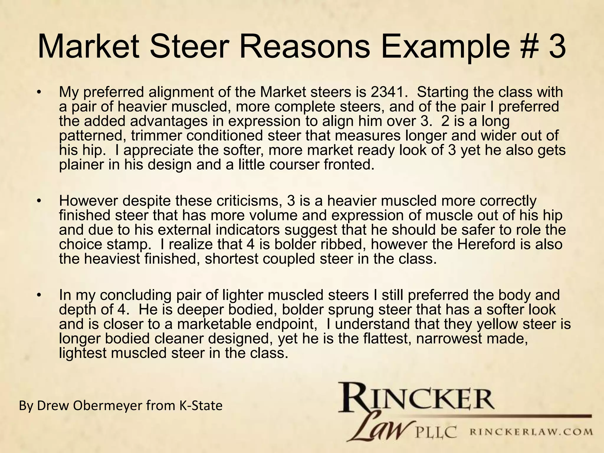 Overview of Livestock Judging | PPTX