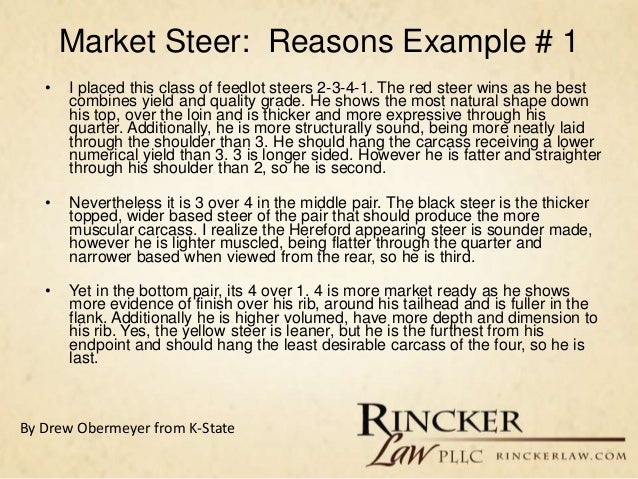 Overview of Livestock Judging