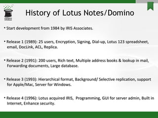 Overview of lotus notes/domino 8.5 | PPT