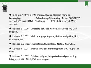 Overview of lotus notes/domino 8.5 | PPT