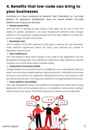 Overview of Low-code | PDF