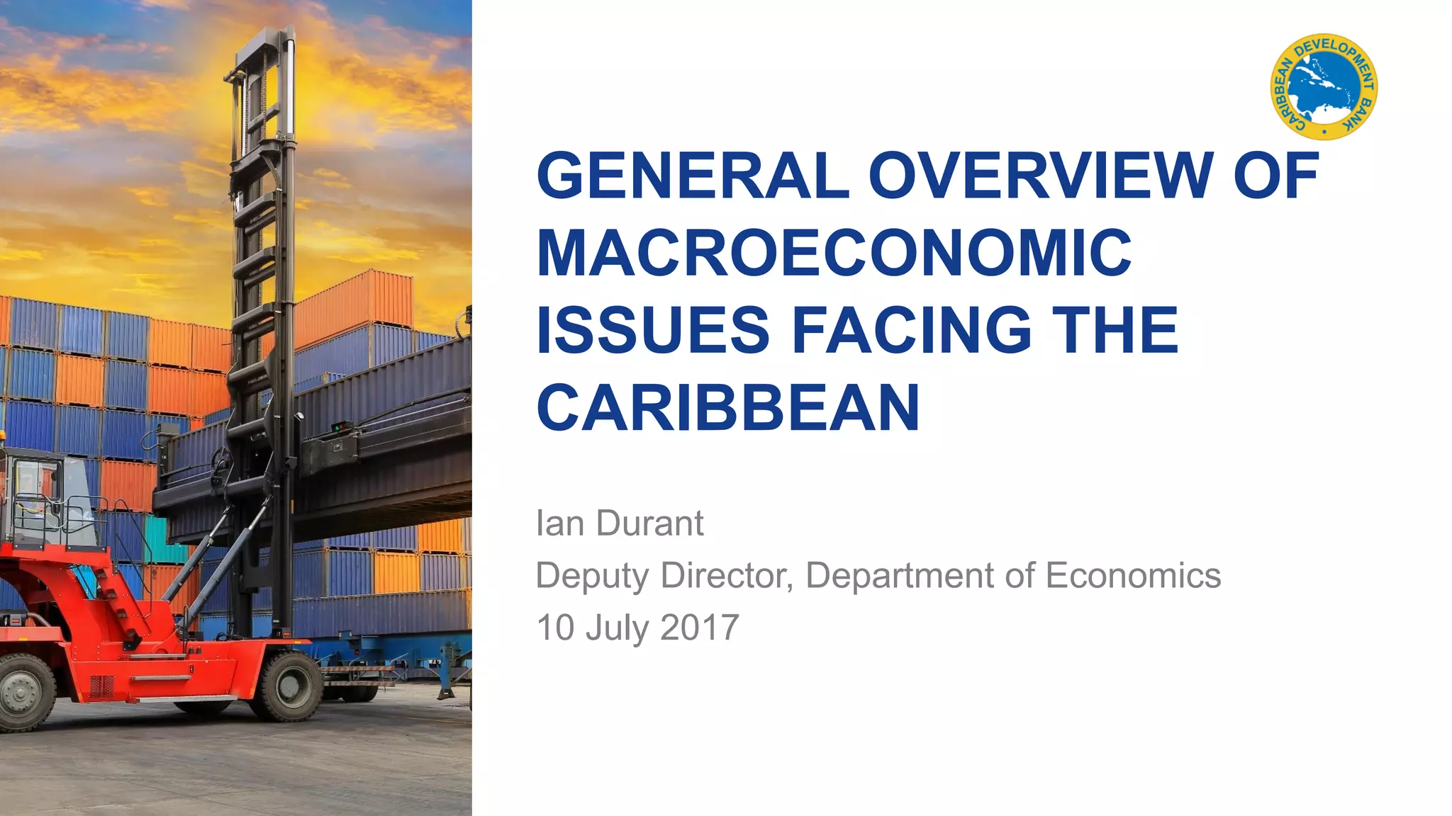 Overview of Macroeconomic Issues Facing the Caribbean | PDF