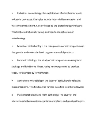 Microbiology Medical Subject Department Development - www.biomed.fit