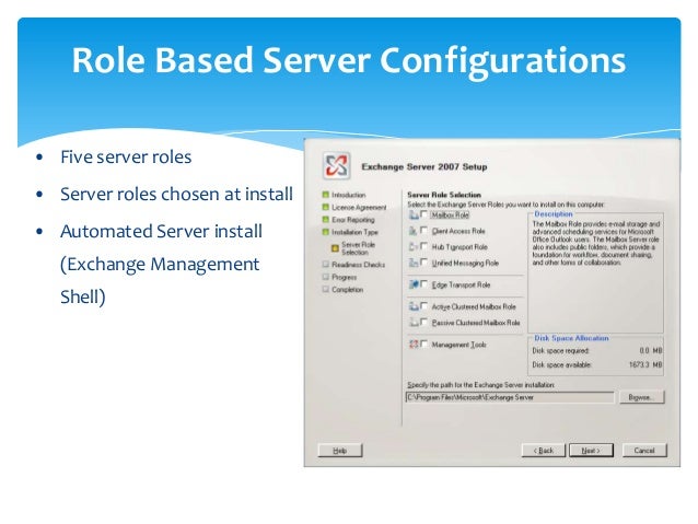 Overview of Microsoft Exchange Server