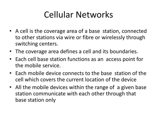 Overview of mobile computing | PPT