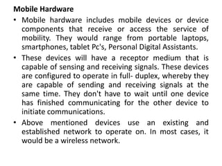 Overview of mobile computing | PPTX