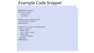 Overview of module pool programming.pptx