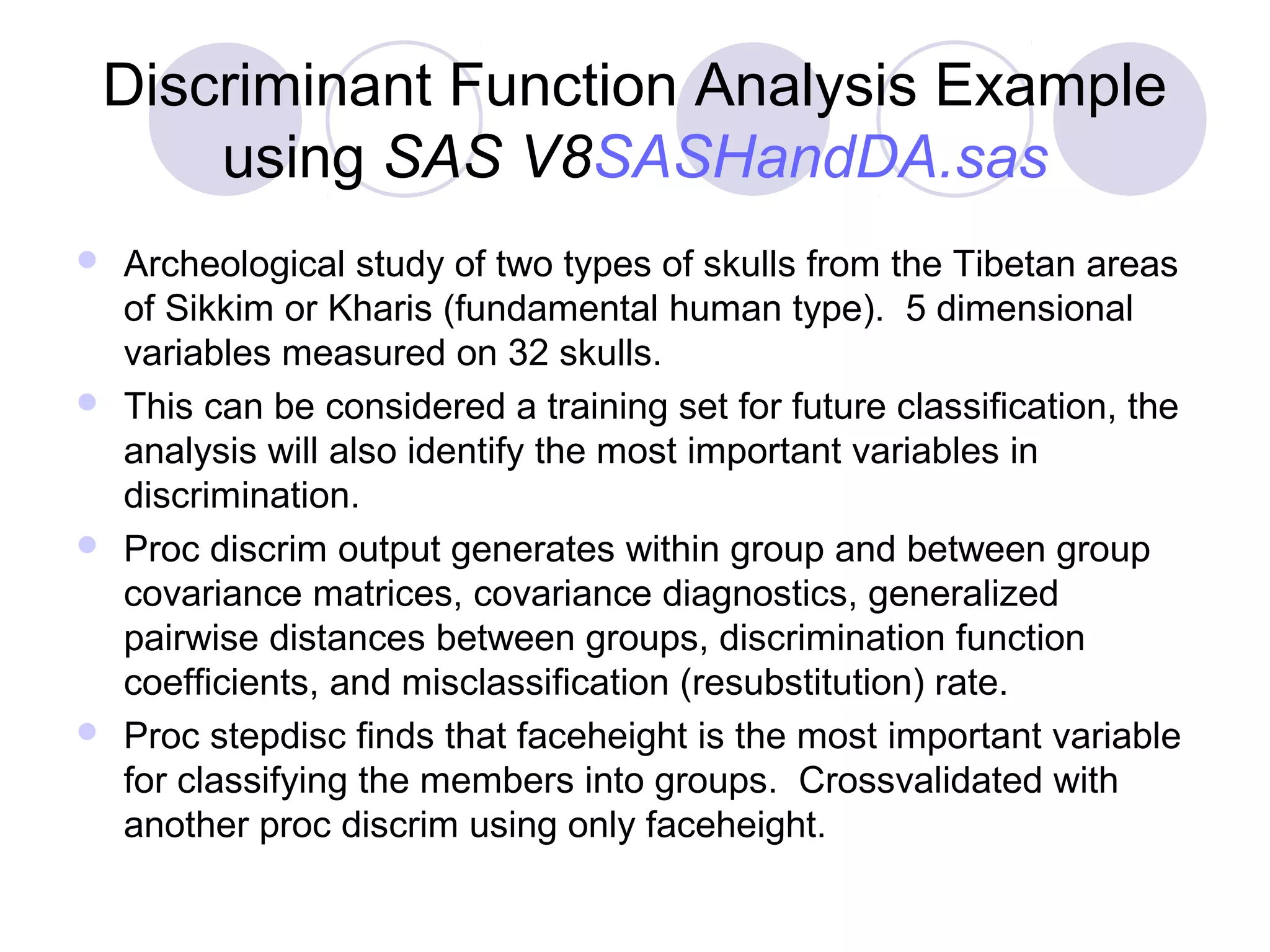Overview of Multivariate Statistical Methods | PPT