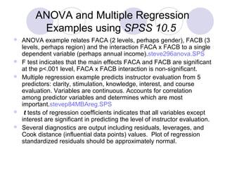 Overview of Multivariate Statistical Methods | PPT