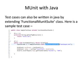 Overview of MUnit | PPT