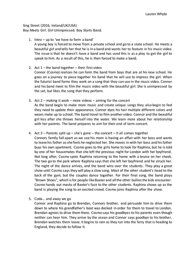 Overview of narrative | DOCX