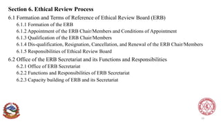 Overview of National Ethical Guideline 2022_Ms. Namita Ghimire | PPTX