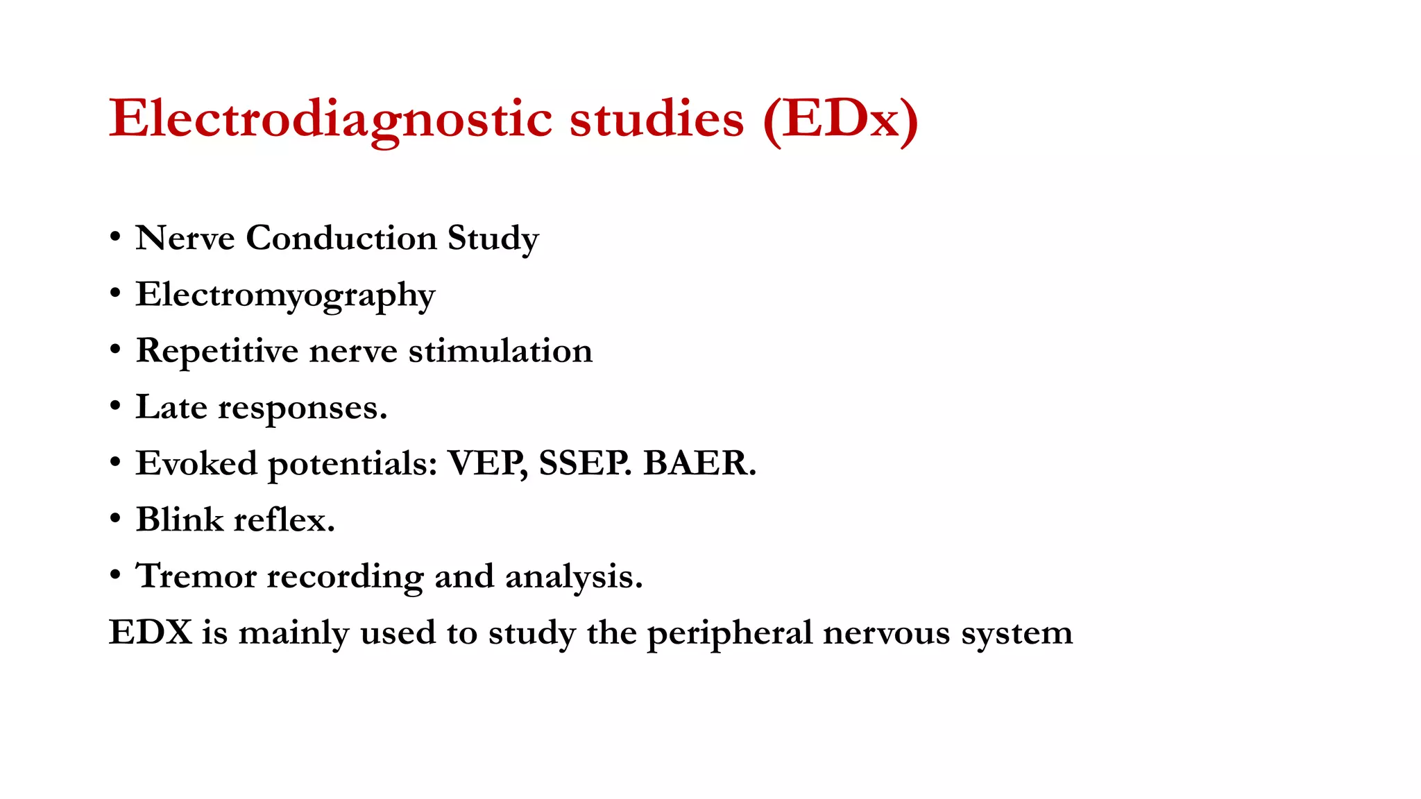 Overview of Nerve Conduction Study | PPTX