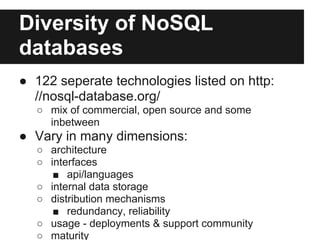 Overview of no sql | PDF