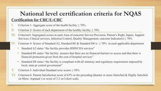 Overview of National quality assurance standard | PPTX