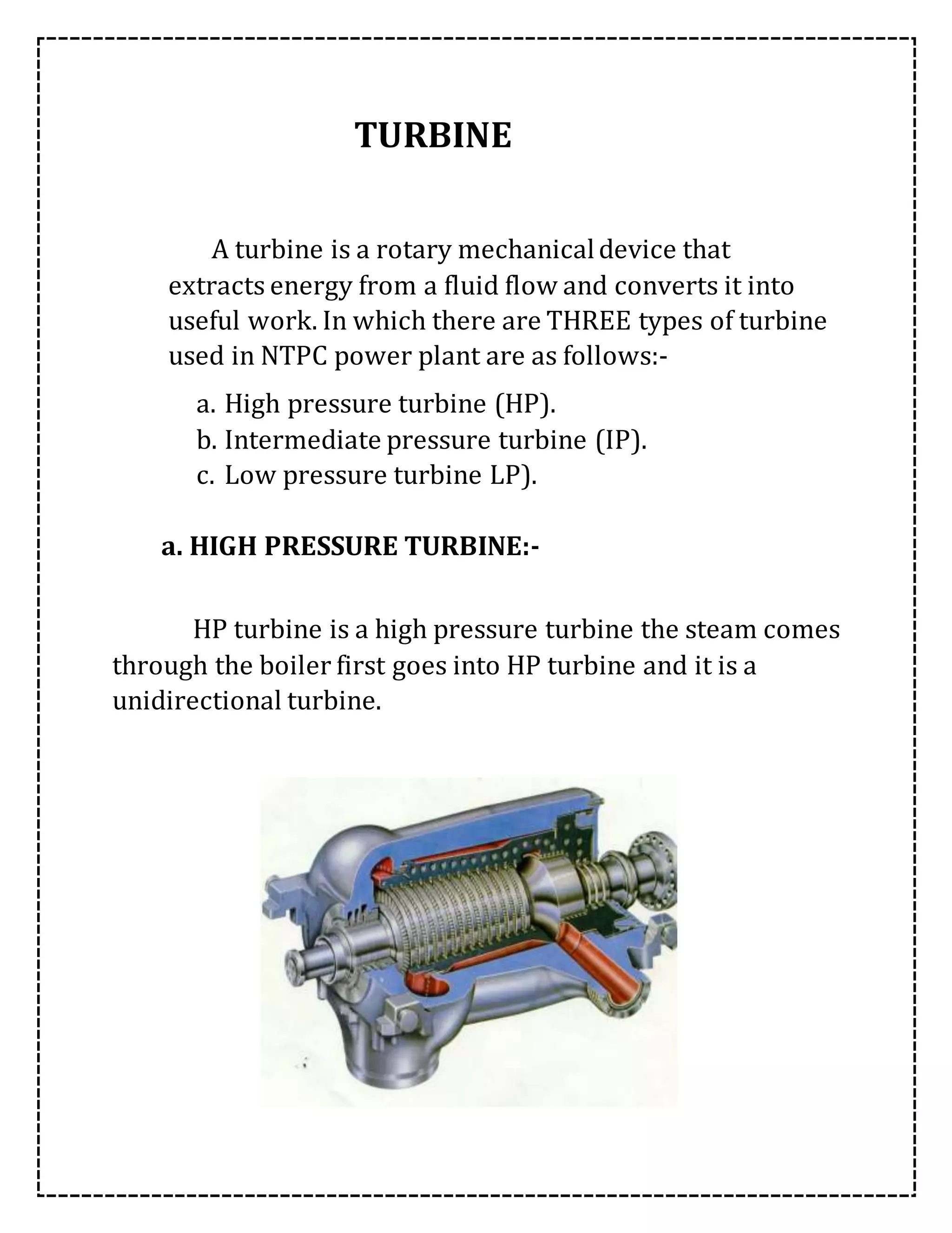 report on ntpc plant | DOCX