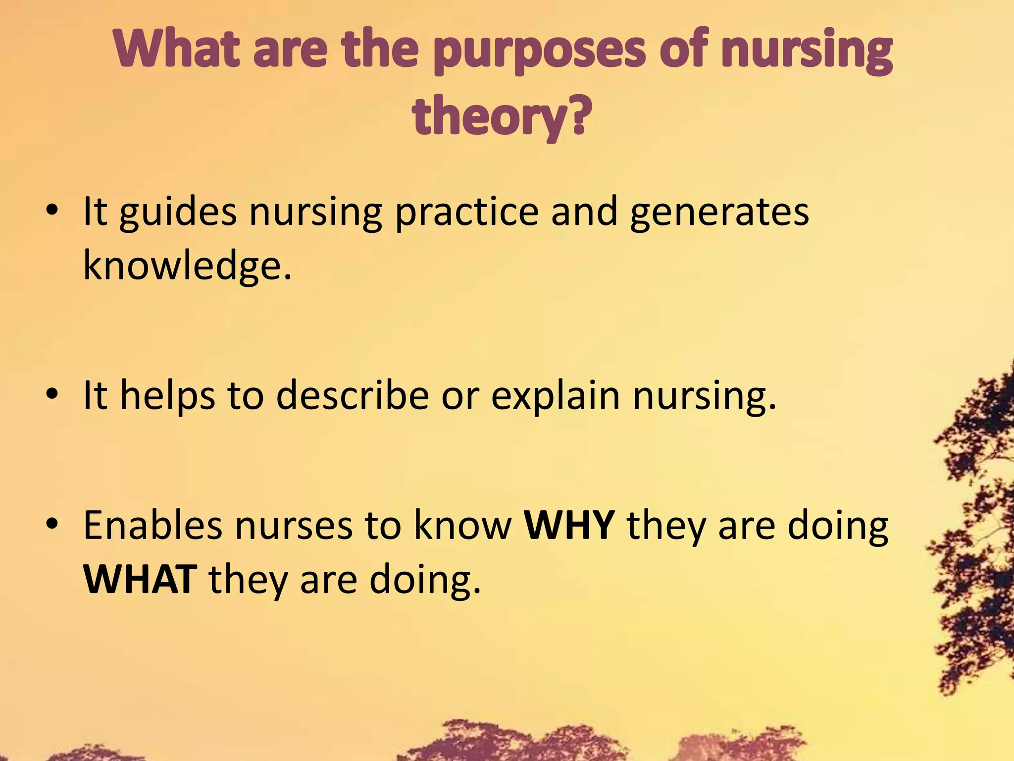 Over view of nursing theories | PPTX