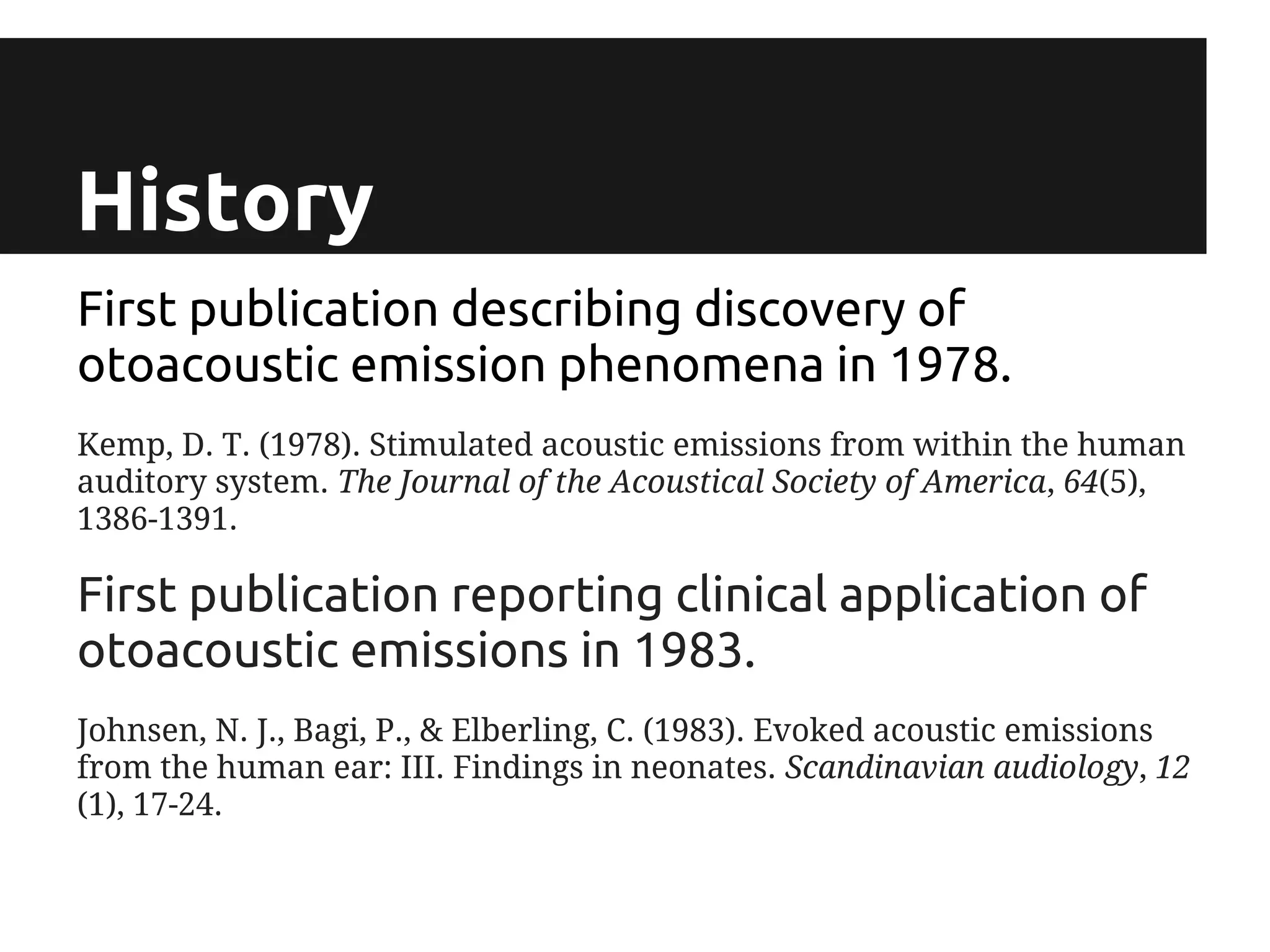Overview of OAEs | PDF