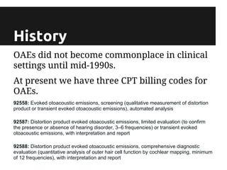Overview of OAEs | PDF