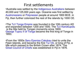 Overview of oceania 2012 | PPT