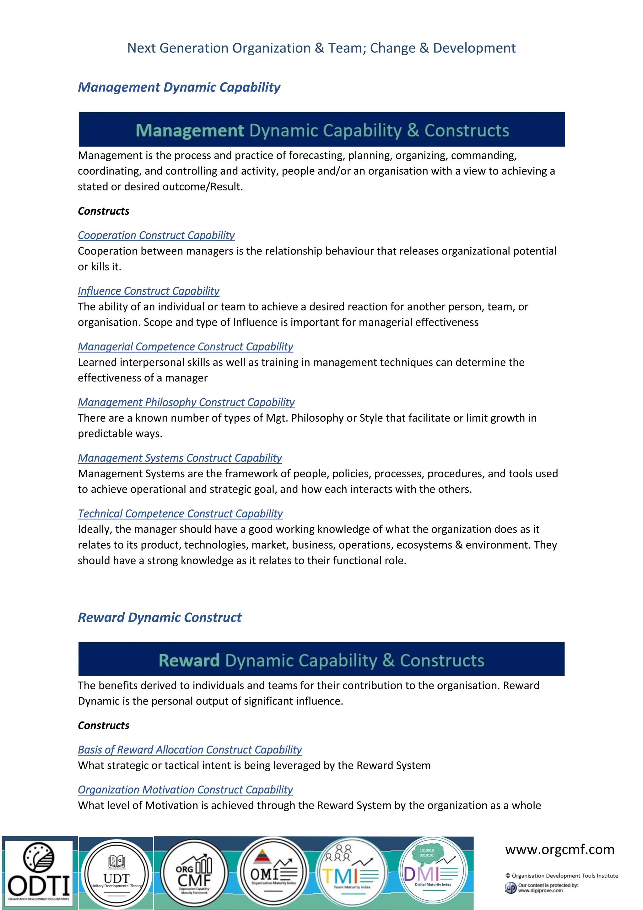 Overview of The Organization Maturity Index | PDF