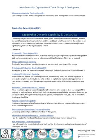 Overview of The Organization Maturity Index | PDF