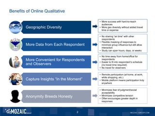 Overview of online market research methodologies | PDF | Marketing and ...