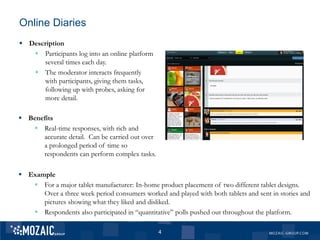 Overview of online market research methodologies | PDF | Marketing and ...