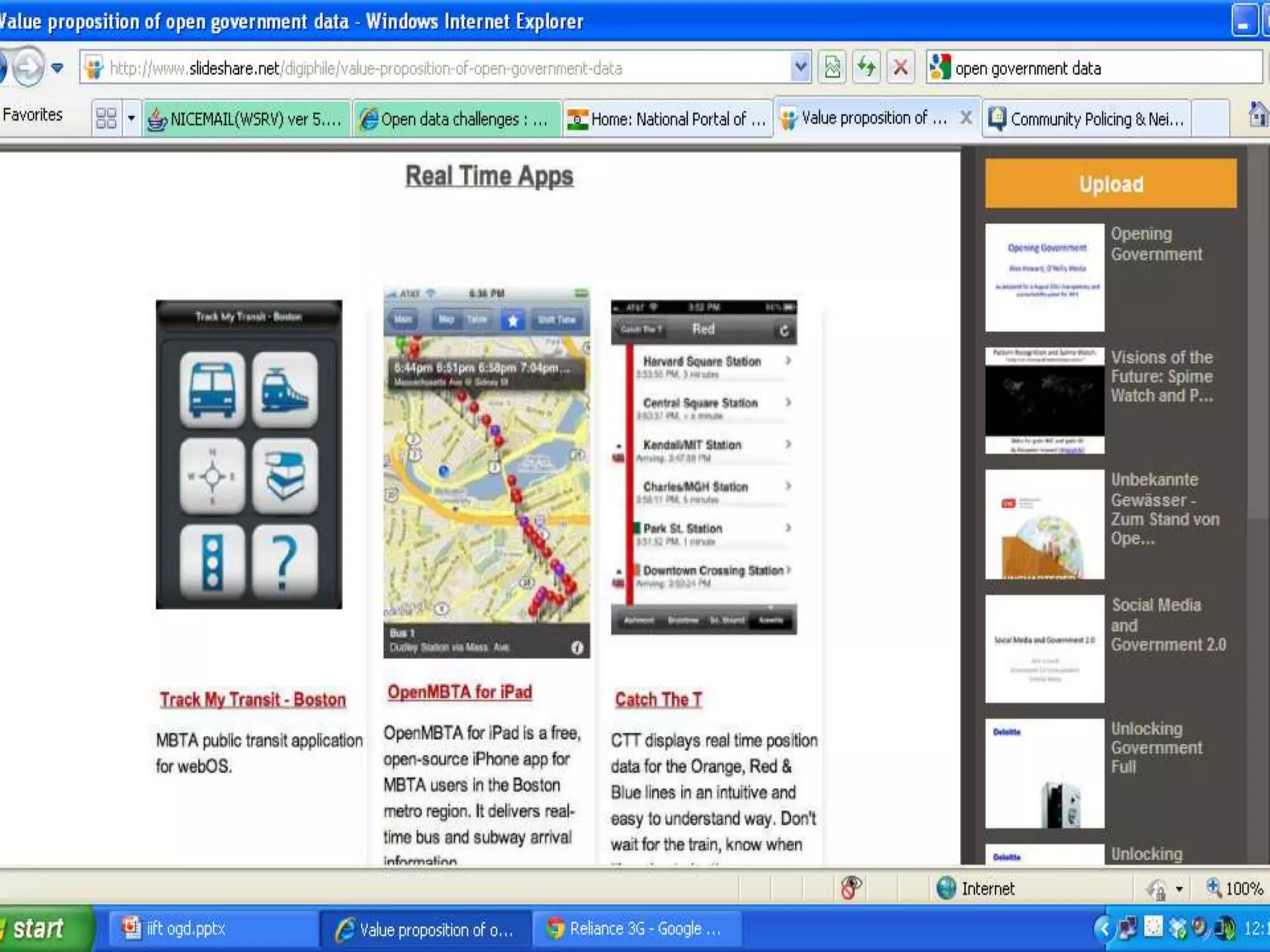 Overview of Open Govt Data | PPTX