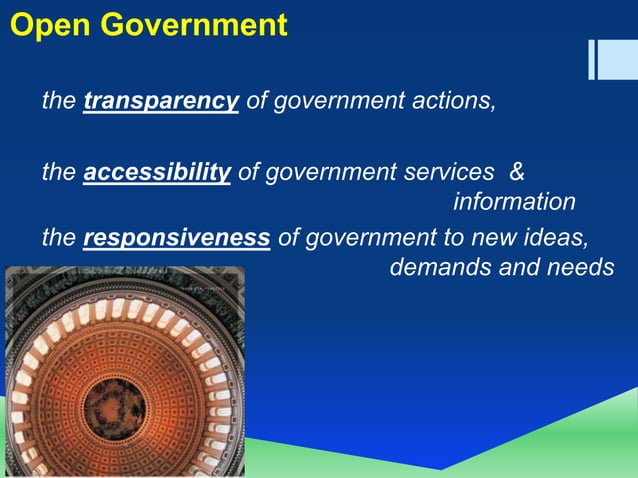 Overview of Open Govt Data | PPTX | Internet | Computing