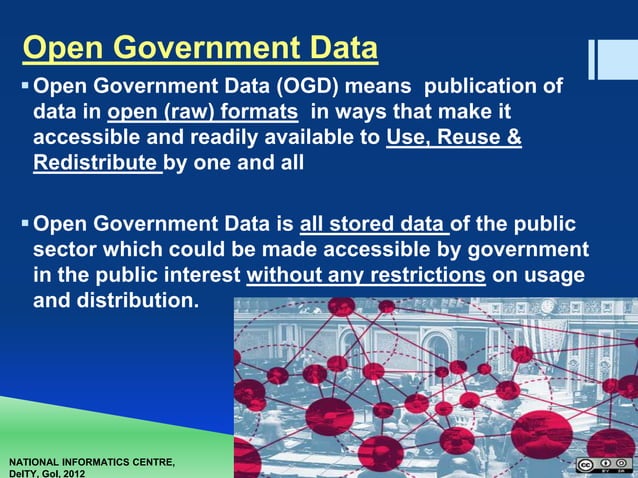 Overview of Open Govt Data | PPTX | Internet | Computing