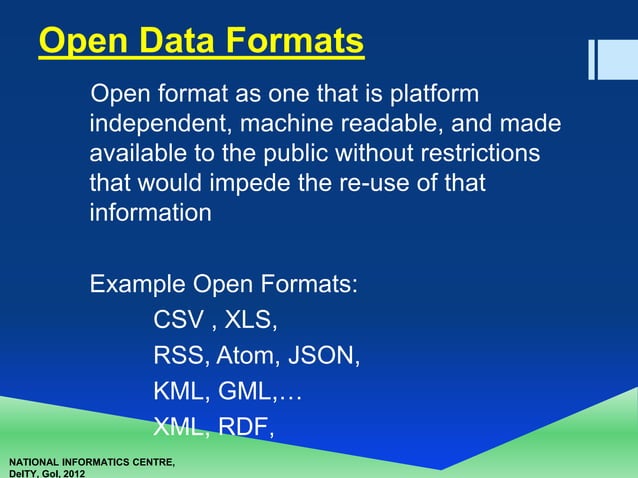 Overview of Open Govt Data | PPTX | Internet | Computing