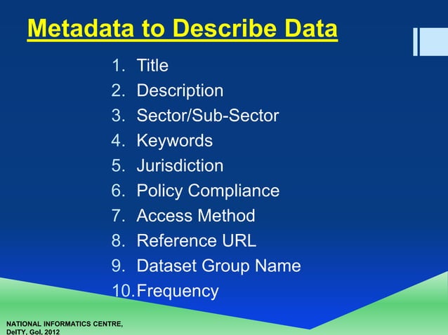 Overview of Open Govt Data | PPTX | Internet | Computing