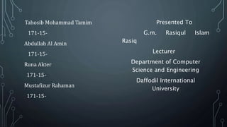 Overview of operating system | PPTX